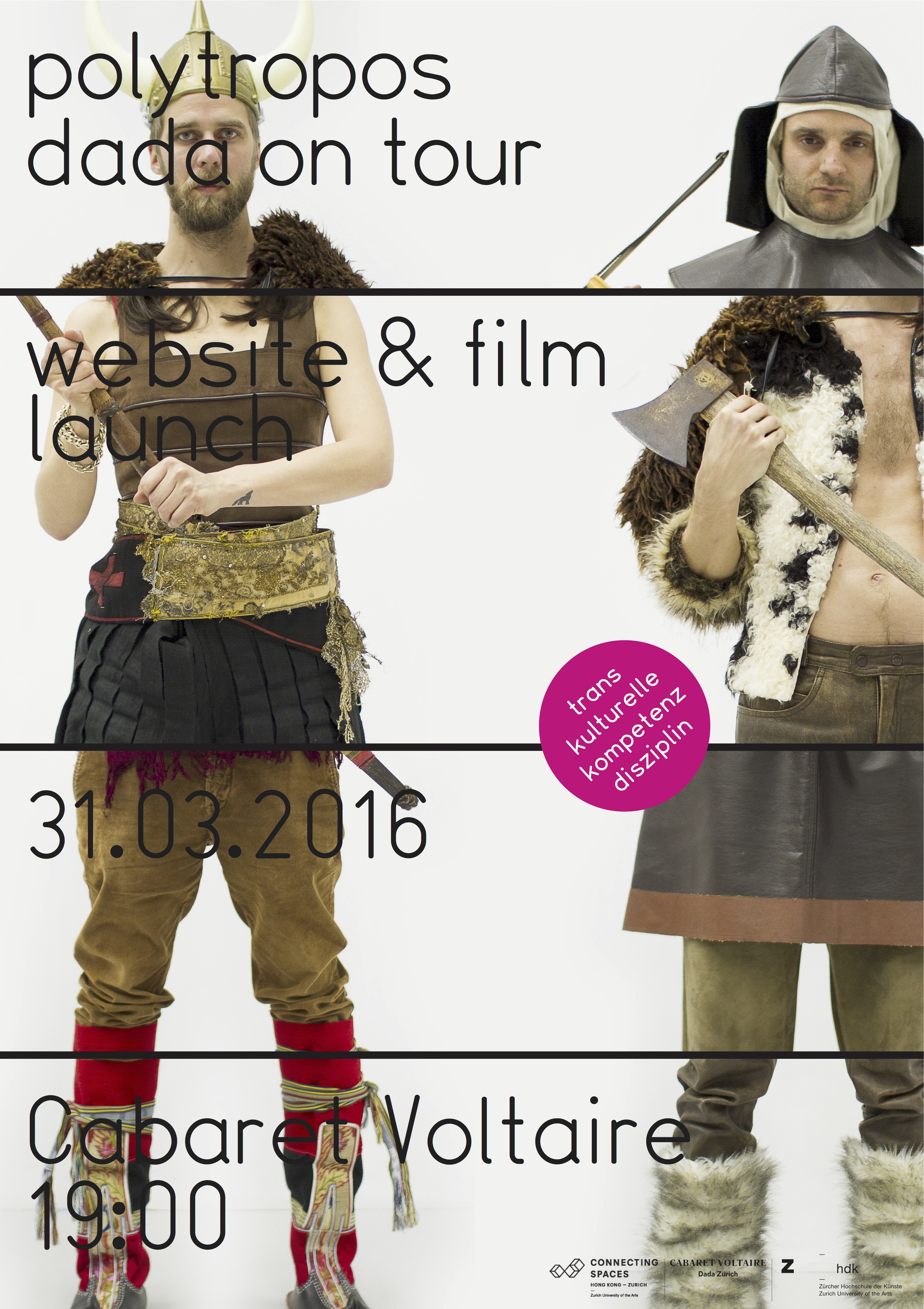 ZHdK Connecting Spaces Polytropos – Dada on Tour: Website and Film Launch